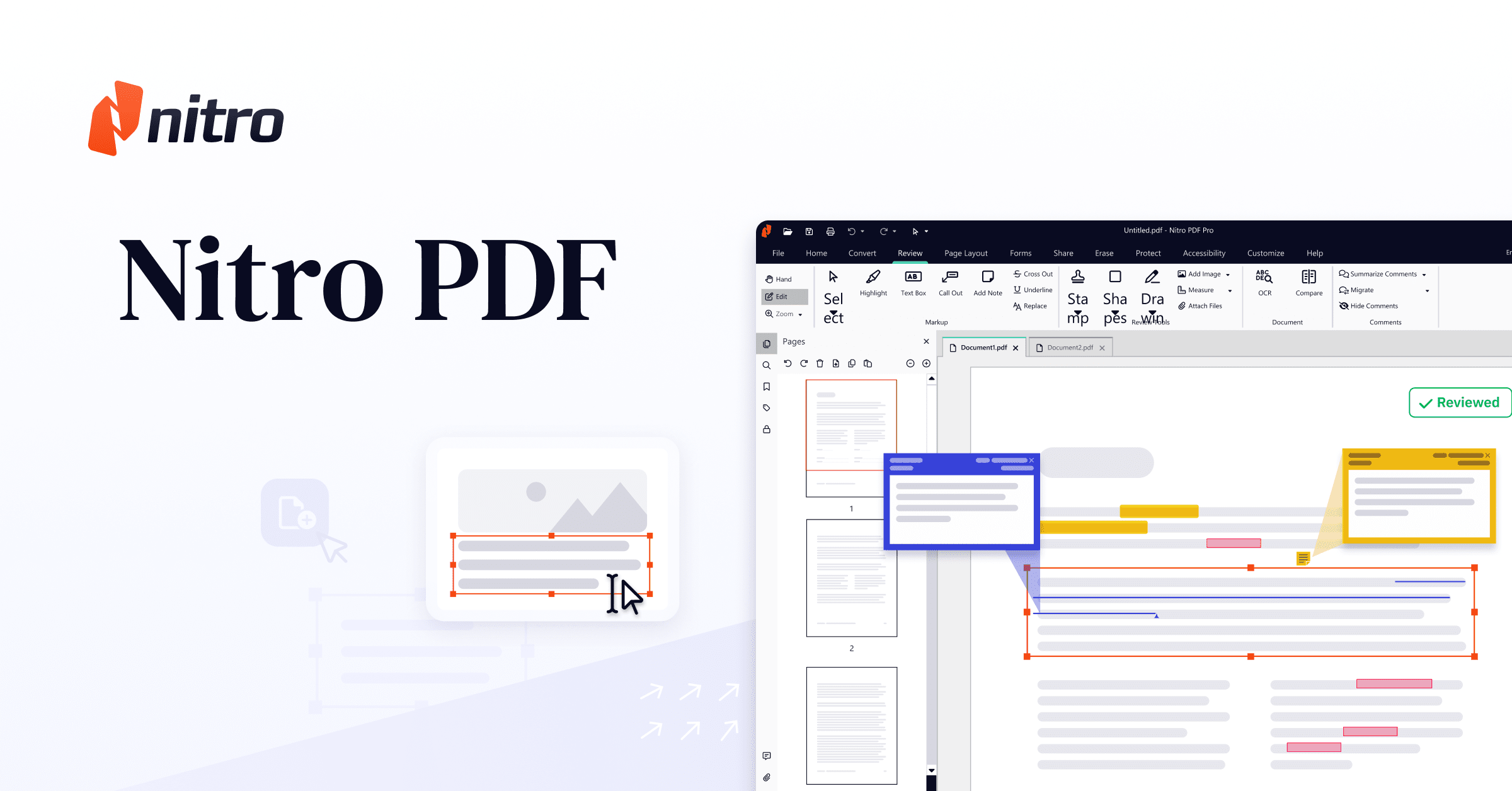 PDF Editor et Sign | Améliorez votre Productivité | Nitro PDF